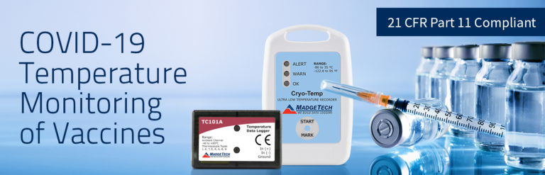 COVID-19 Vaccine Monitoring | MadgeTech